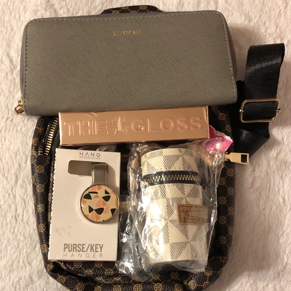 Multi Brands | Bags | 5 Piece Bundle Crossbody Wallet Purse Charm Lip ...